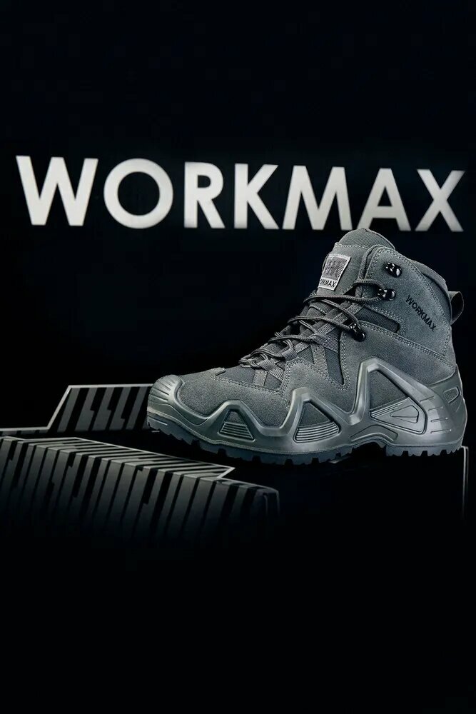Ботинки союзспецодежда WORKMAX AZ-23010, летние, серые, мужские, с КП и КС