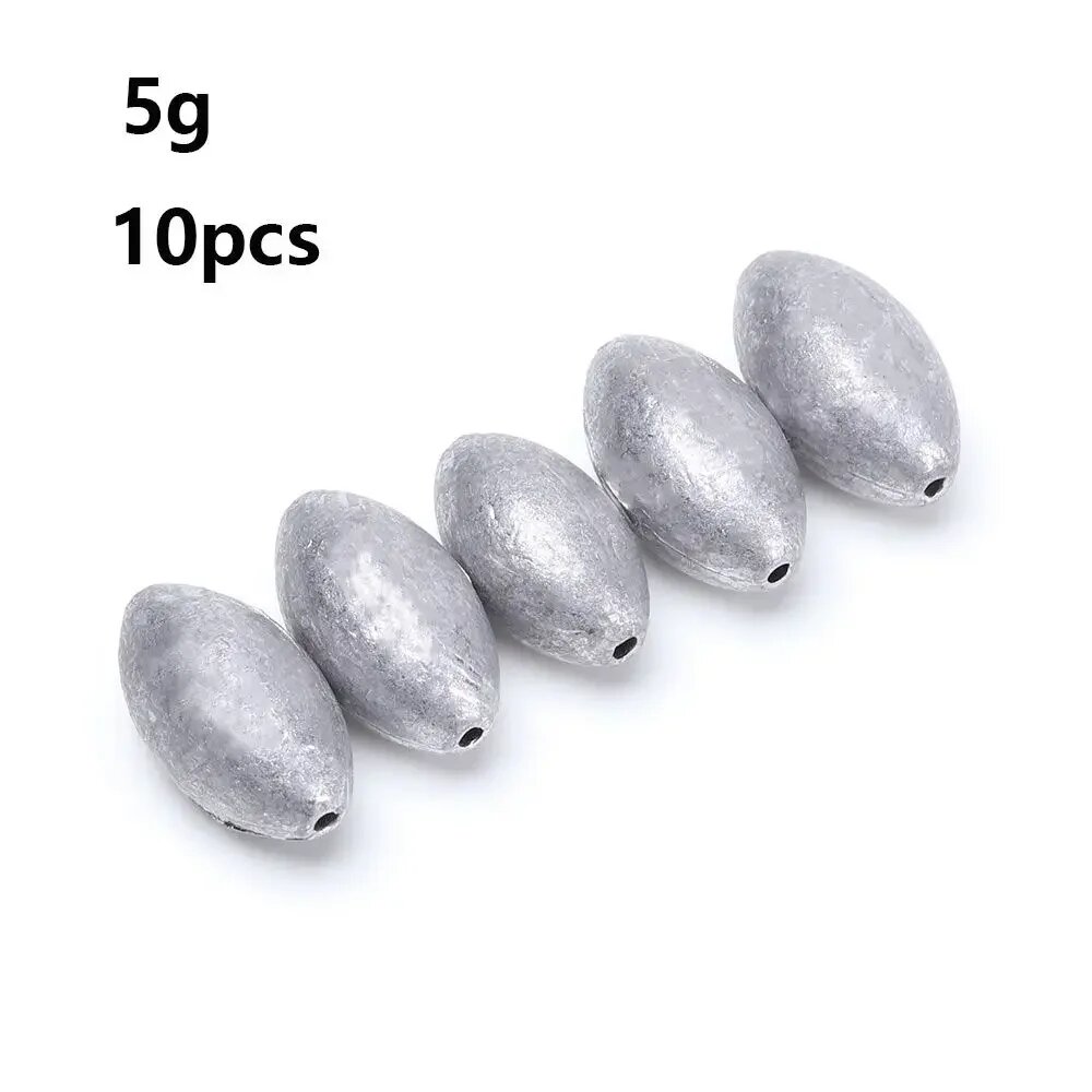 Свинцовые грузы для рыбалки 5 шт.