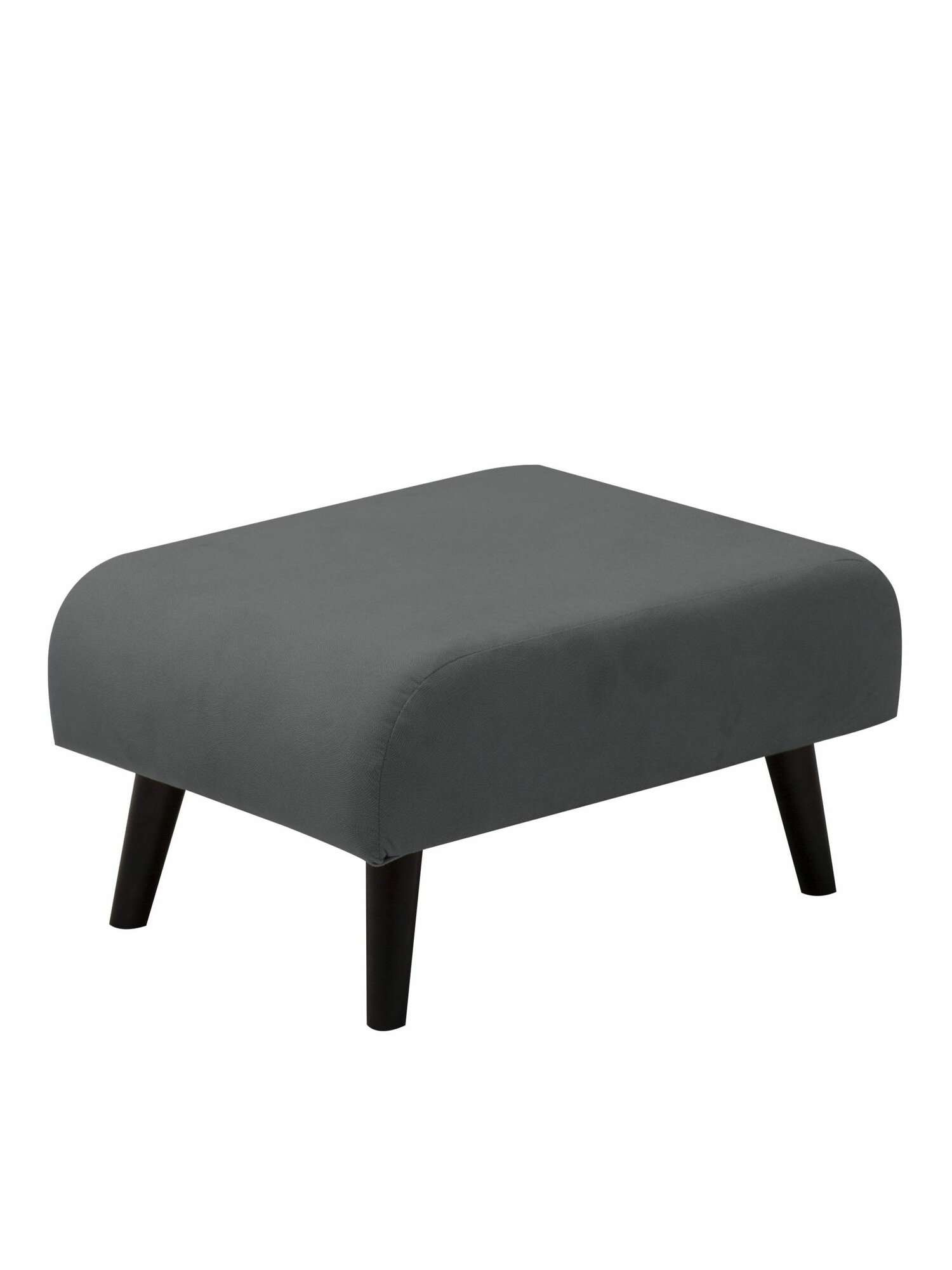 Пуф Оскар 40*60, на ножках, в прихожую, спальню, велюр Zara gray