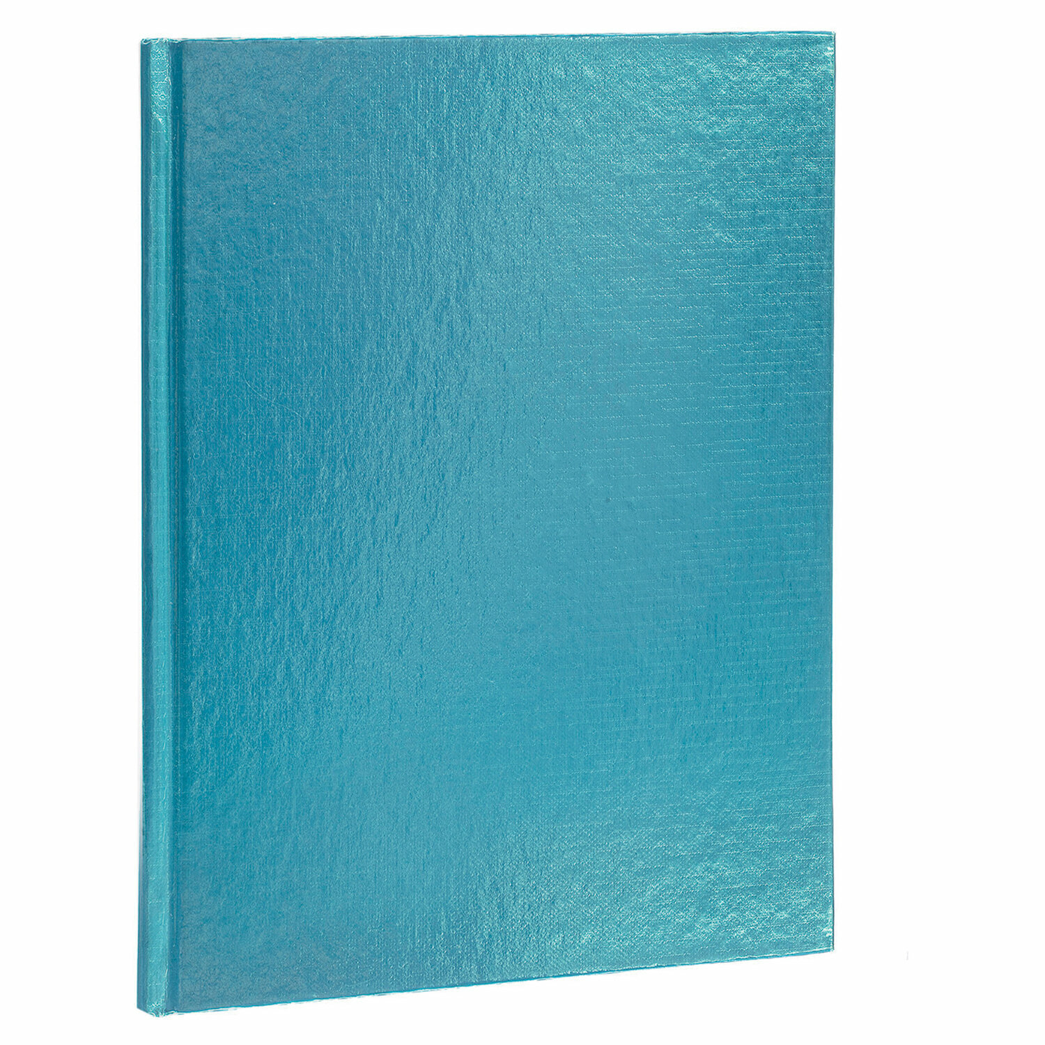 Блокнот А5 167х216 мм, 80 л, твёрдый, бумвинил "METALLIC", клетка, блок 5 цв, HATBER, мята, 084776, 80ББ5В1 (цена только за 1 шт.)