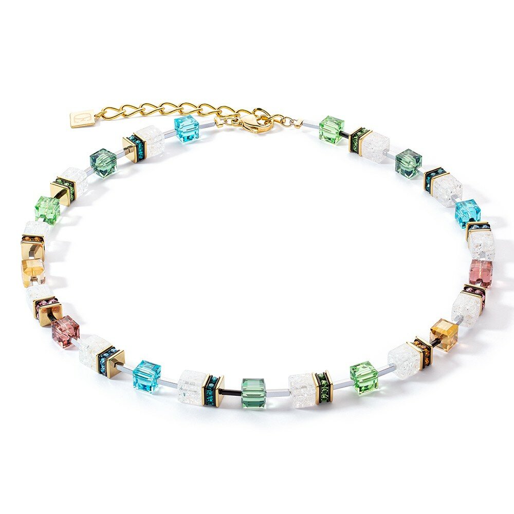 Колье, горный хрусталь, Swarovski Zirconia