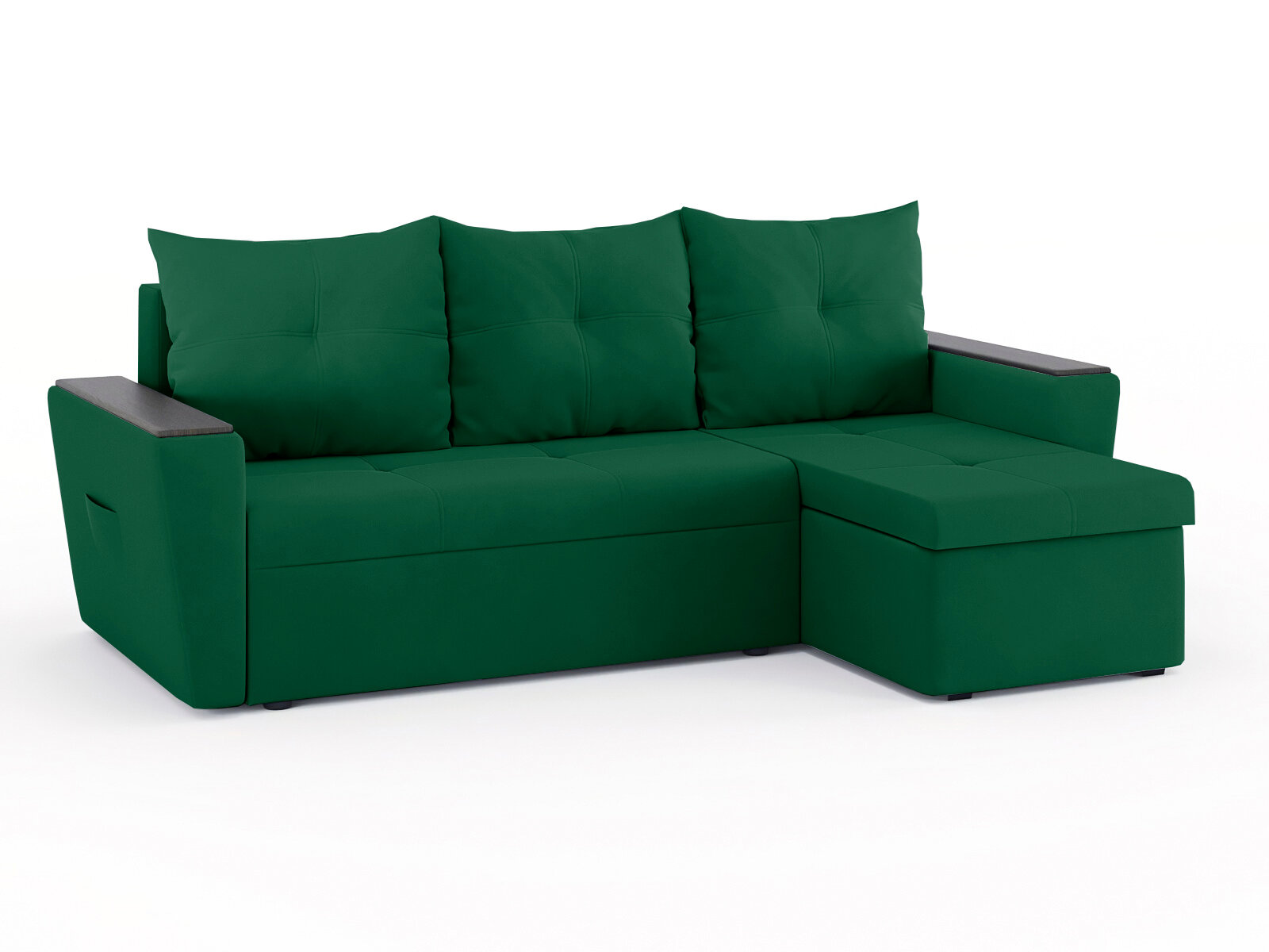 Диван угловой Дубай Майами, Малахит