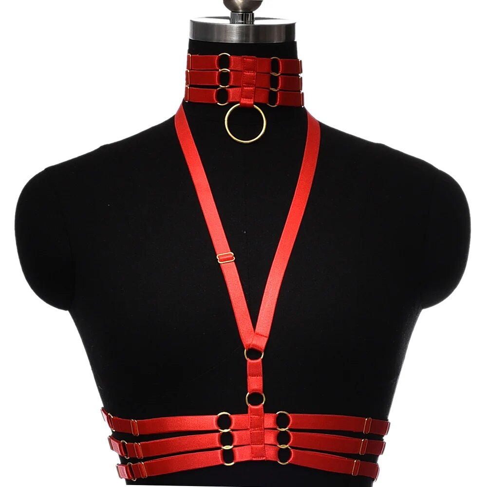 Подвязка JLX.HARNESS из спандекса Красный, N-CS-O0784-DHS