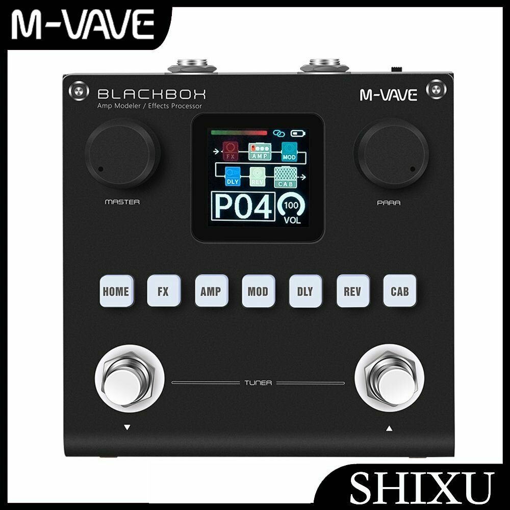 Перезаряжаемый мультиэффектный процессор для моделирования гитарных / басовых усилителей