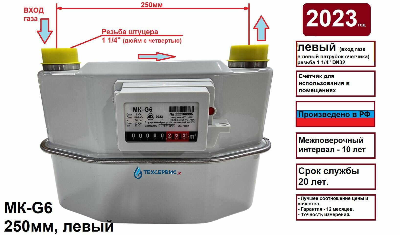 Счетчик газа