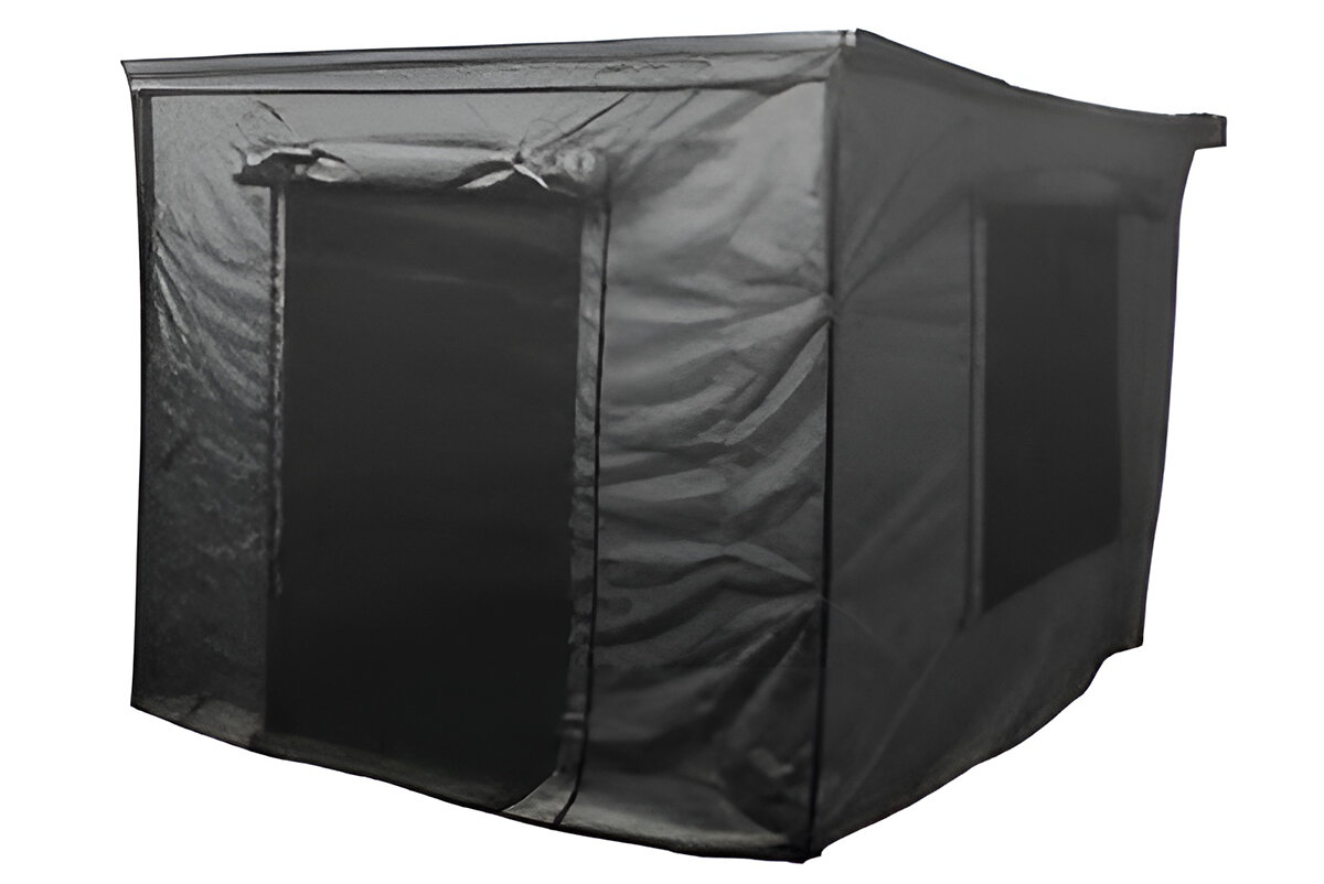 Стенки к автомобильной маркизе (тамбур) РИФ 2х2,5 м, оксфорд 420D, черный