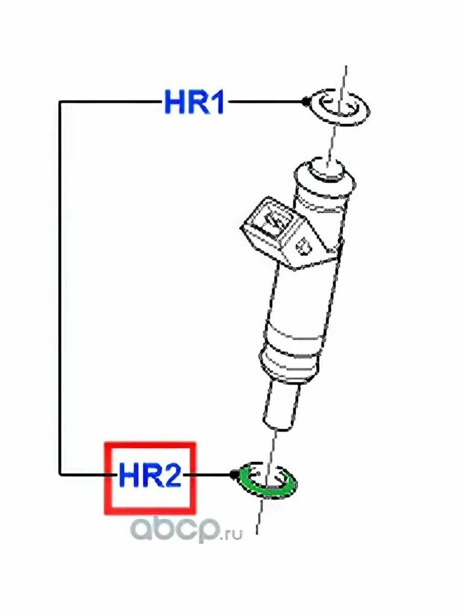 Кольцо уплотнительное форсунки FORD 1 358 425