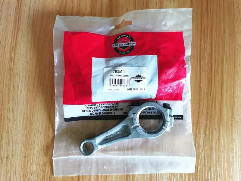 Шатун Briggs&Stratton, для двигателя 100602-2980-B8/090602-3113-H8, оригинал, арт. 793510