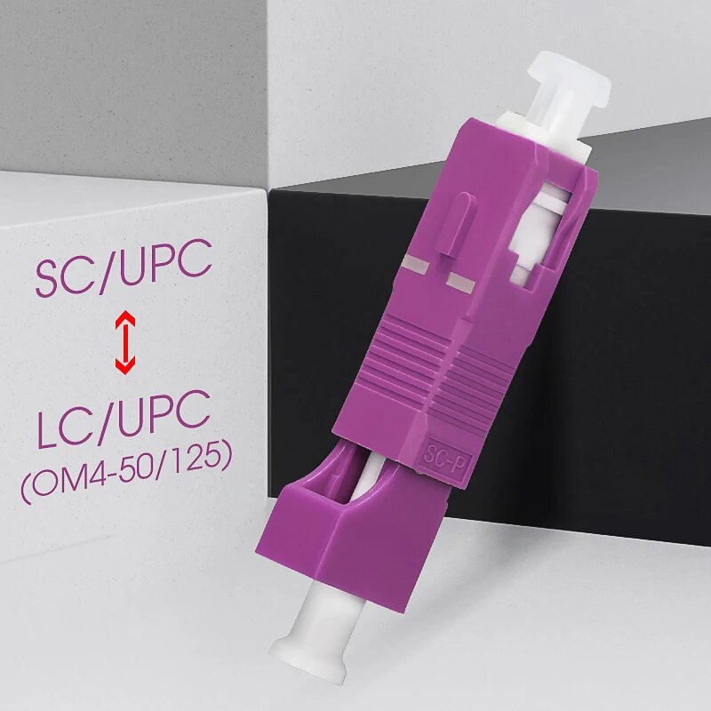 Оптоволоконный адаптер SC Male-LC LeeBeTo OM4 50 125