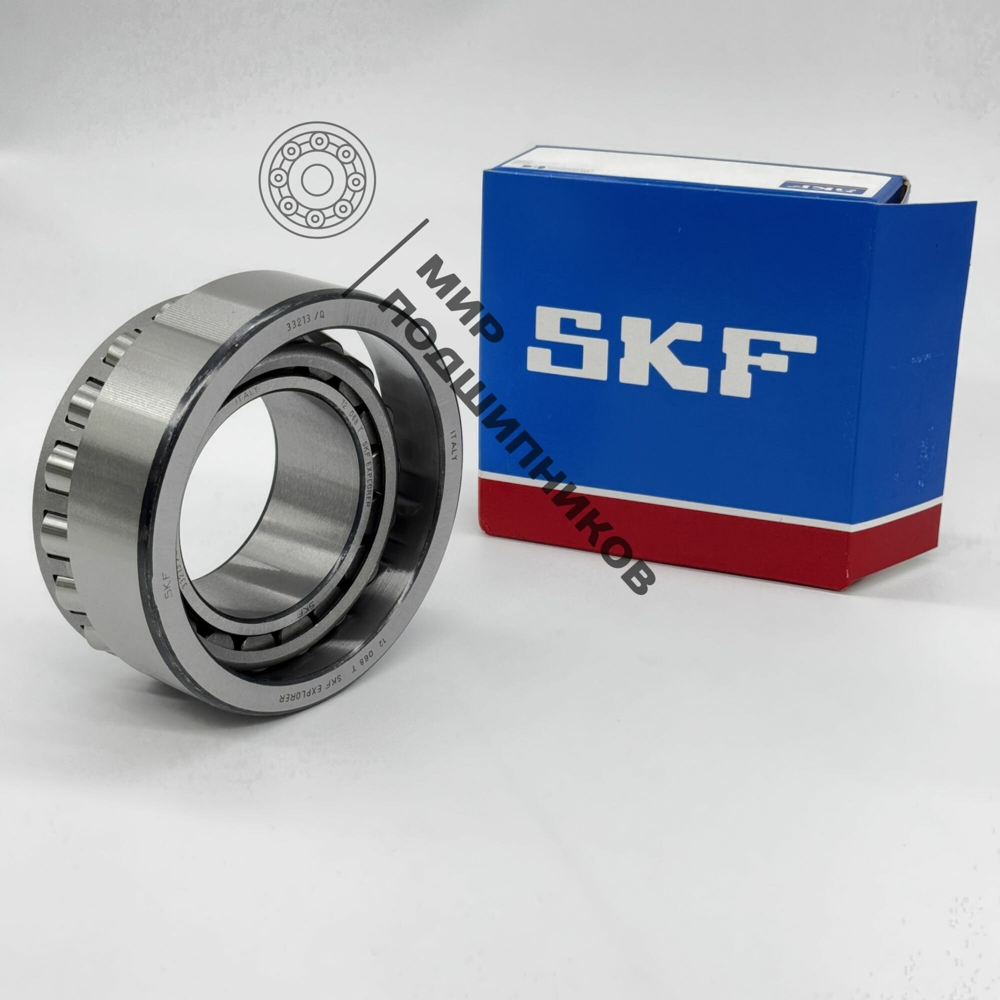 Подшипник SKF 33213/Q (3007213) 65x120x41 наружней ступицы прицепов; FIAT, SCANIA, MERCEDES-BENZ, RENAULT, SAF, VOLVO, SCHMITZ