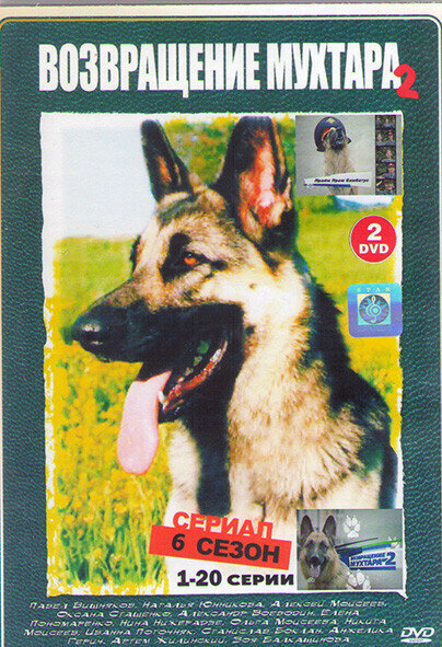 Возвращение Мухтара 2 6 Сезон (96 серий) (4 DVD диска)