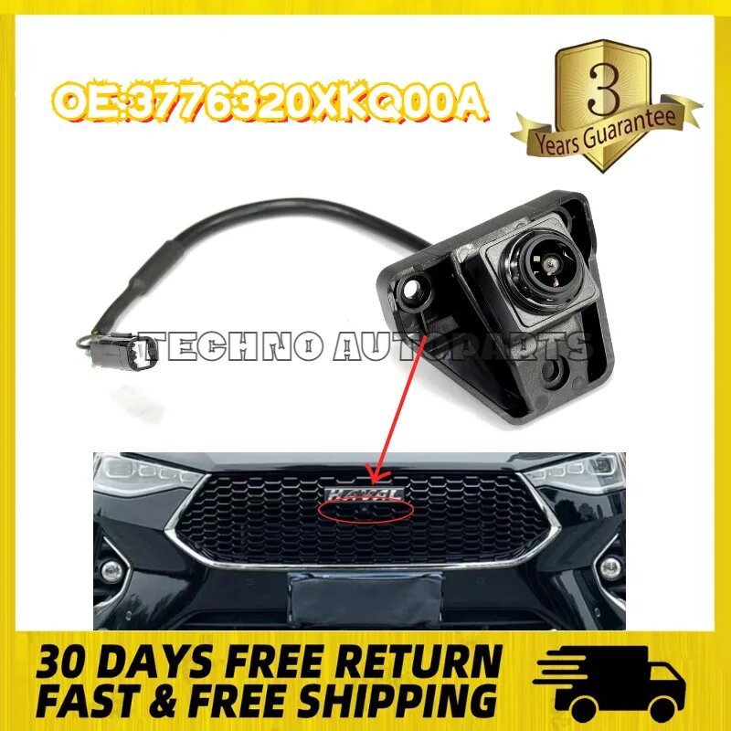 3776320 XKQ00A Автомобильная парковочная камера с объемным обзором спереди для Great Wall GWM Haval F7 F7X 2019 2020 2021