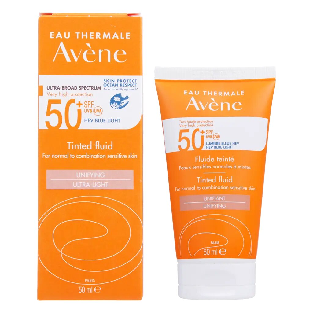 Avene Cолнцезащитный флюид SPF50+ с тонирующим эффектом 50 мл 1 шт
