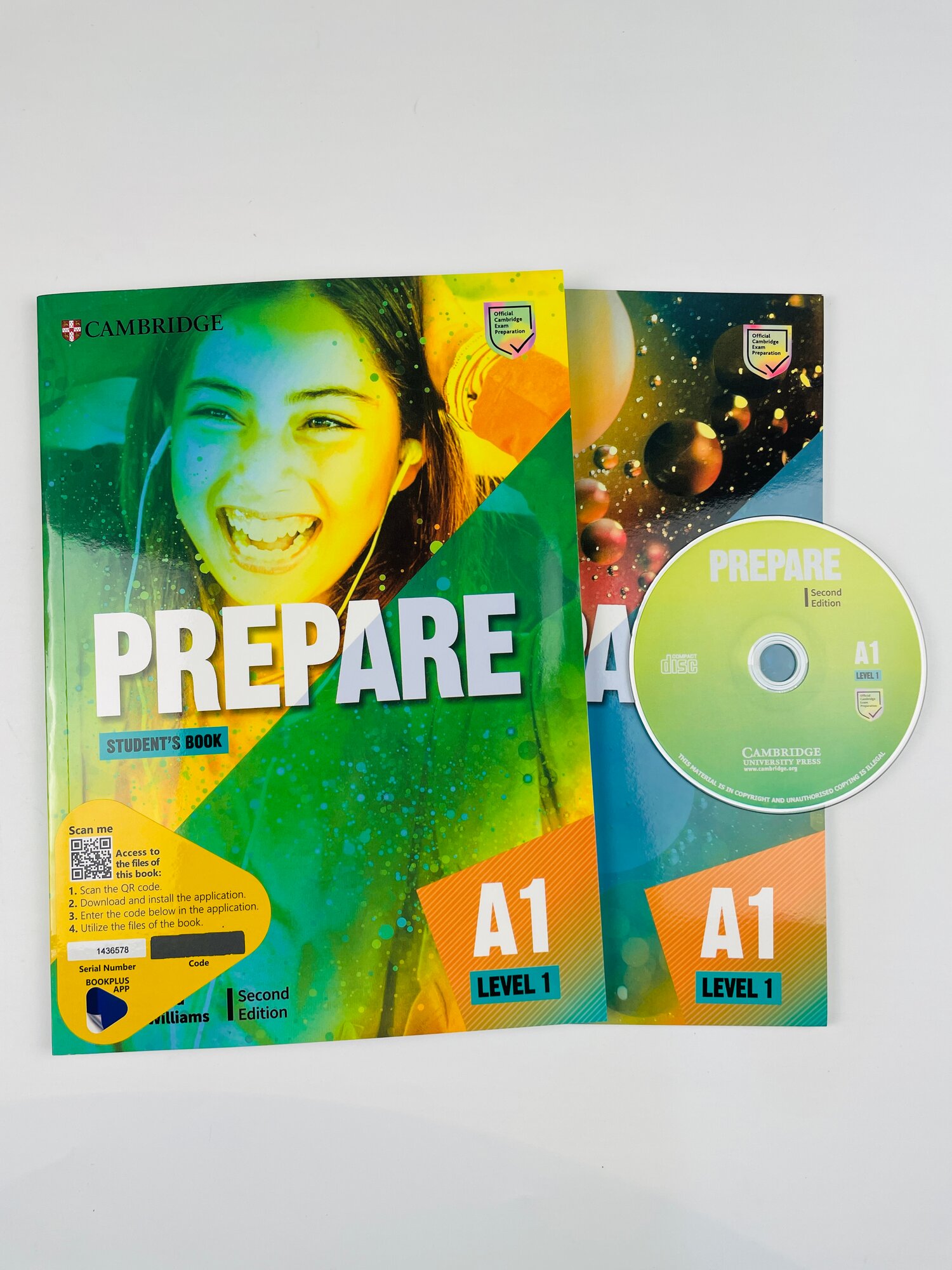 Prepare 1 (Second Edition) A1 level 1 Student's book + Workbook+CD