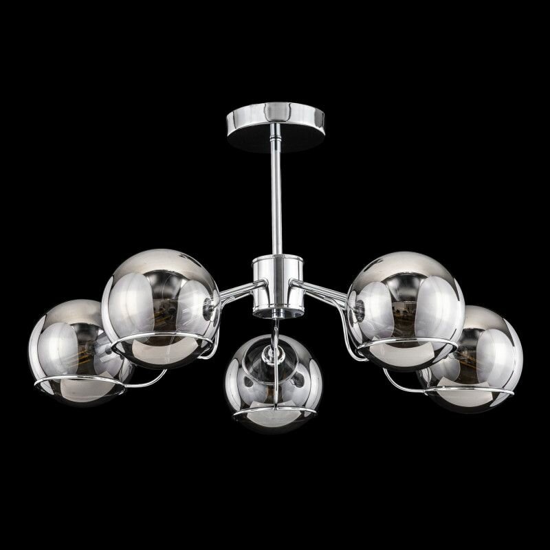 Люстра Freya Sally FR5014PL-05CH, цоколь E14, мощность 40Вт, плафоны из стекла