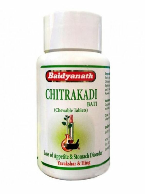 Читракади Бати Бадьянатх (Chitrakadi Bati Baidyanath) 80 таб.
