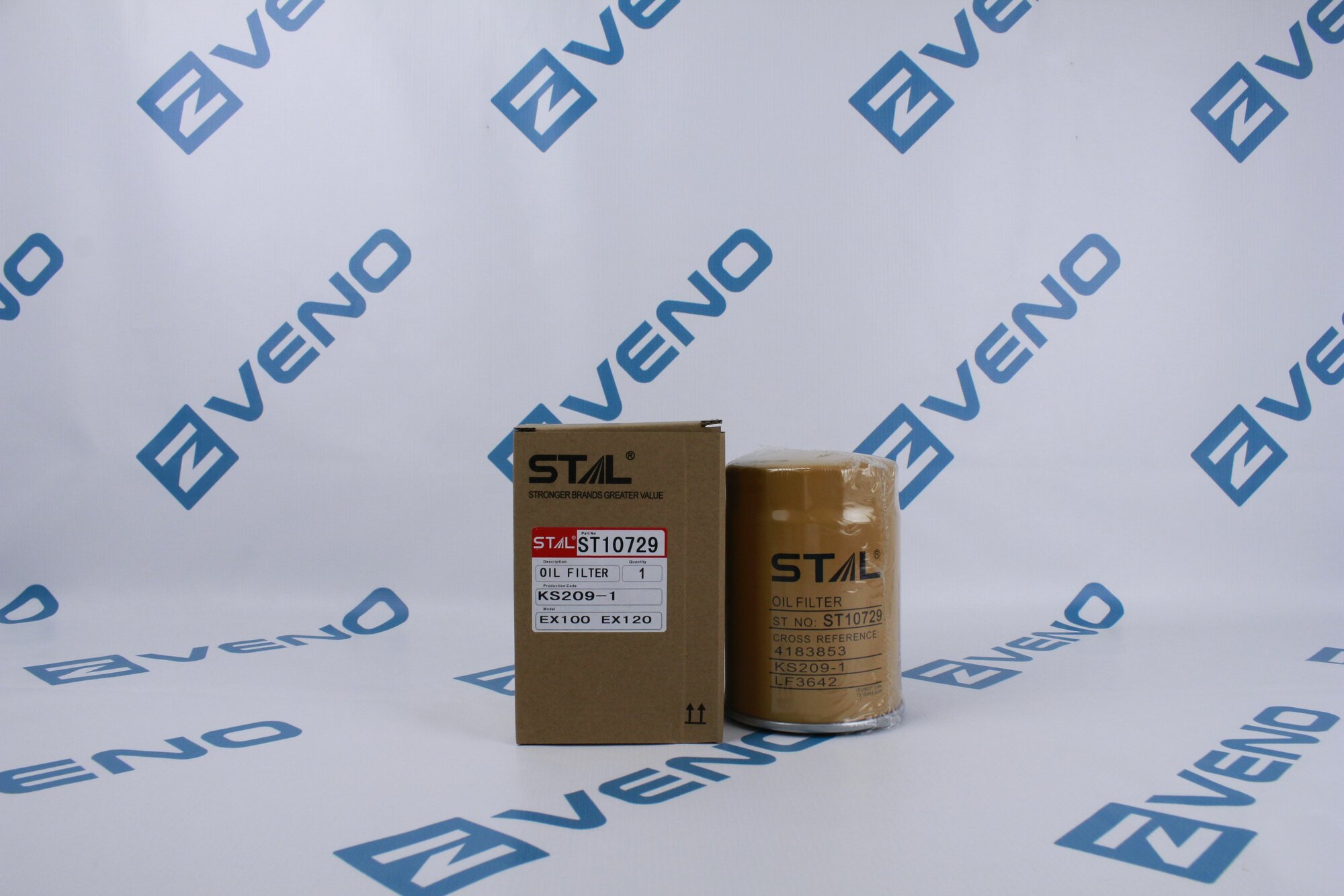 Фильтр масляный ST10729 (LF3642; P502080; P550422; P502476; 114-6853) Kobelco Case IH JCB, Hyundai John Deere Hitachi