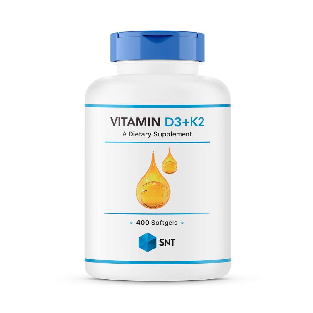 SNT Vitamin D3 + K2 400 софтгель