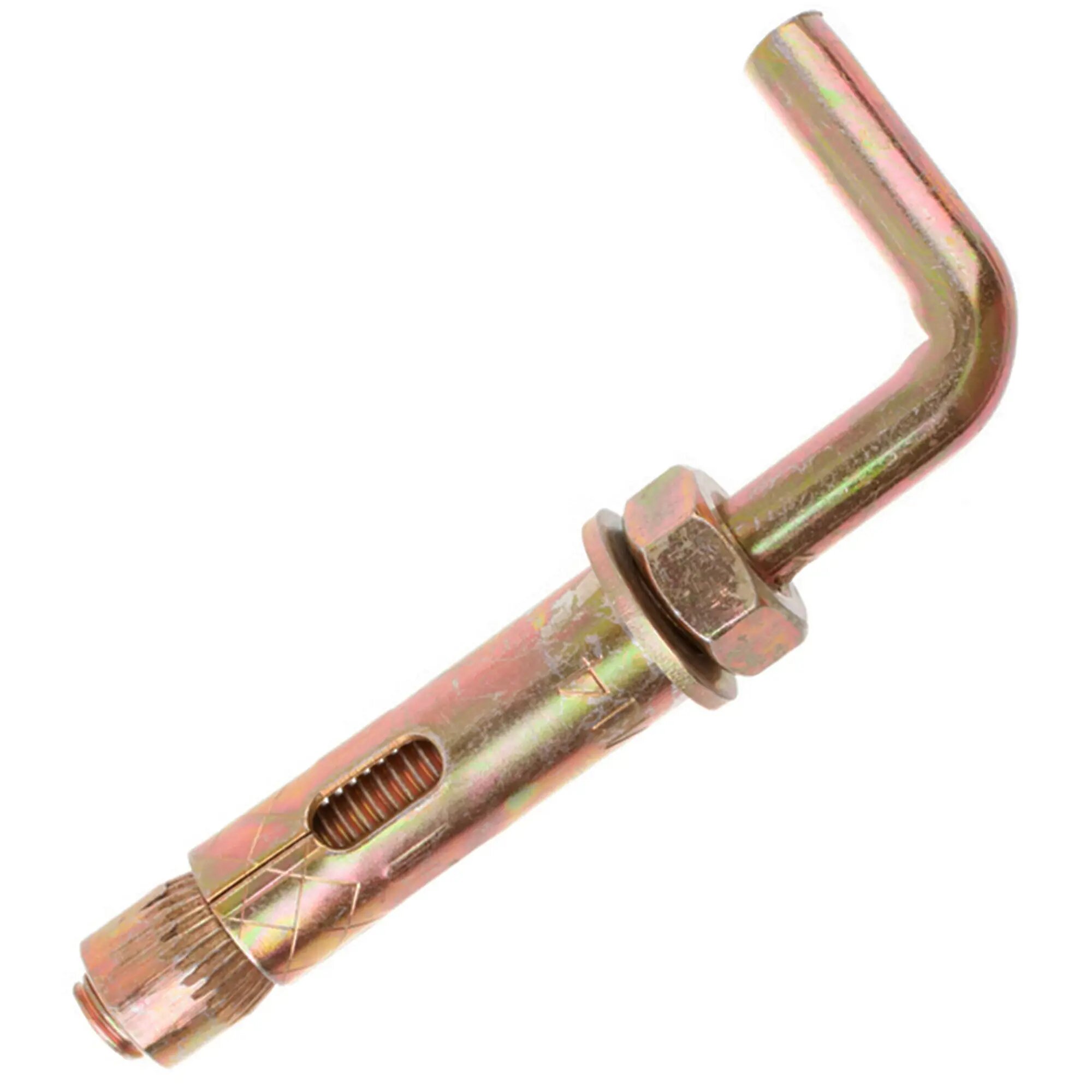 Анкер с крюком 10x60 мм, комплект из 2 шт, крепёжный элемент для монтажа и установки