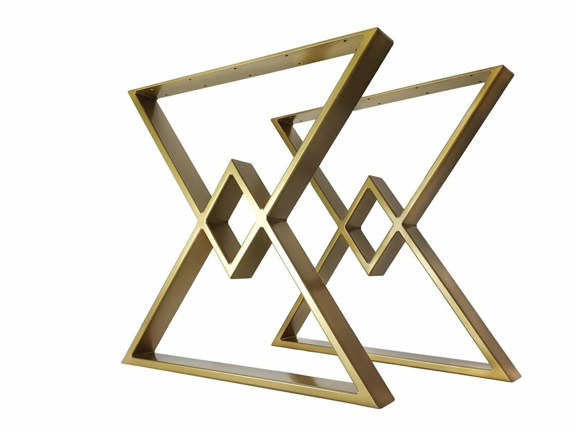 Подстолье/опора из металла для стола в стиле Лофт (2 штуки)