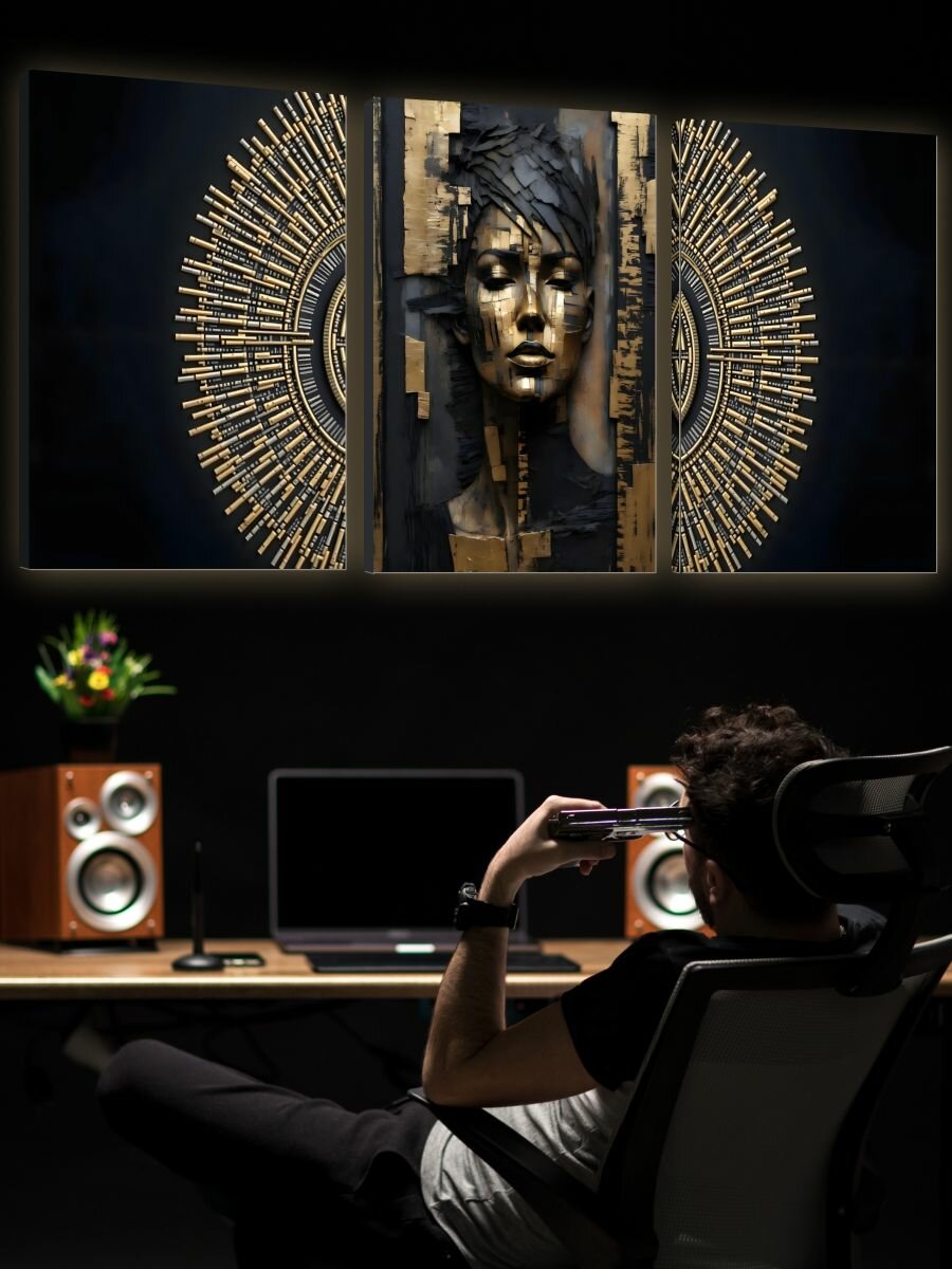 Картина модульная Antique 50х70*3 шт.