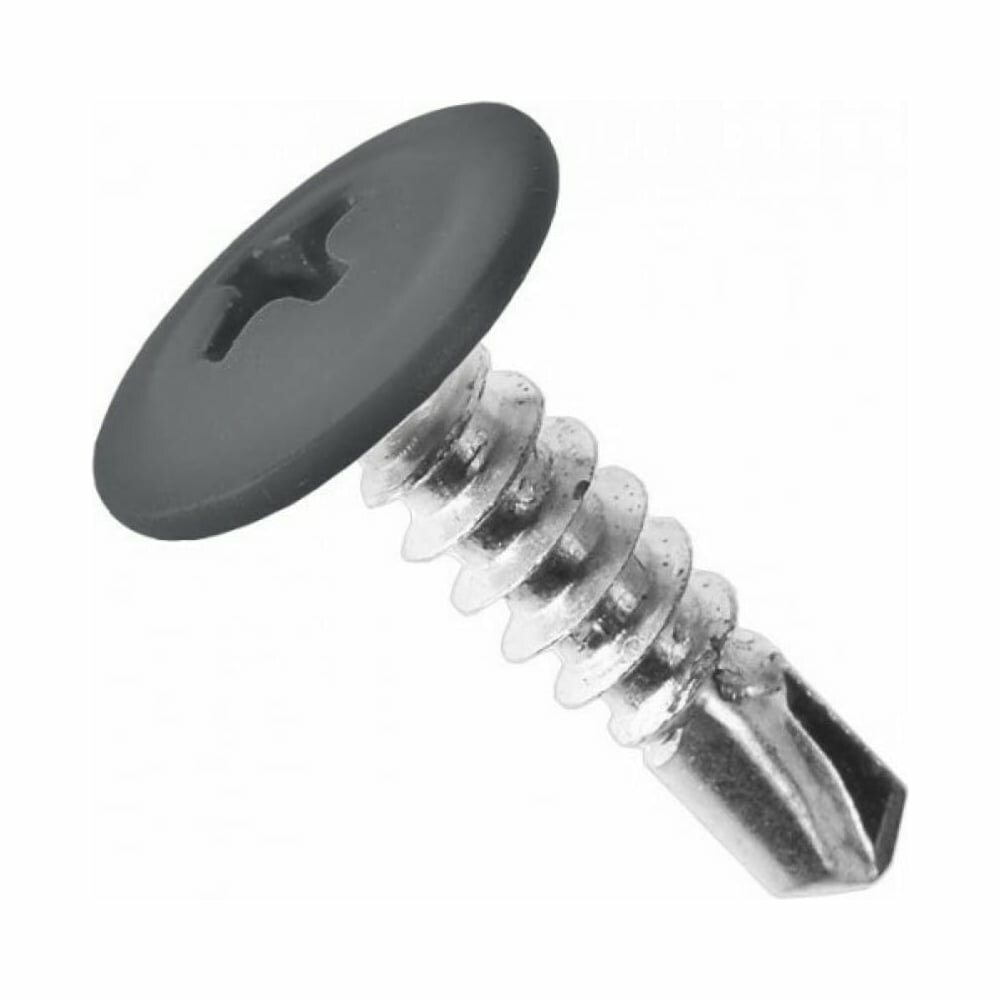 Оцинкованный саморез-сверло Доброга 4.2x19 мм, 100 шт.