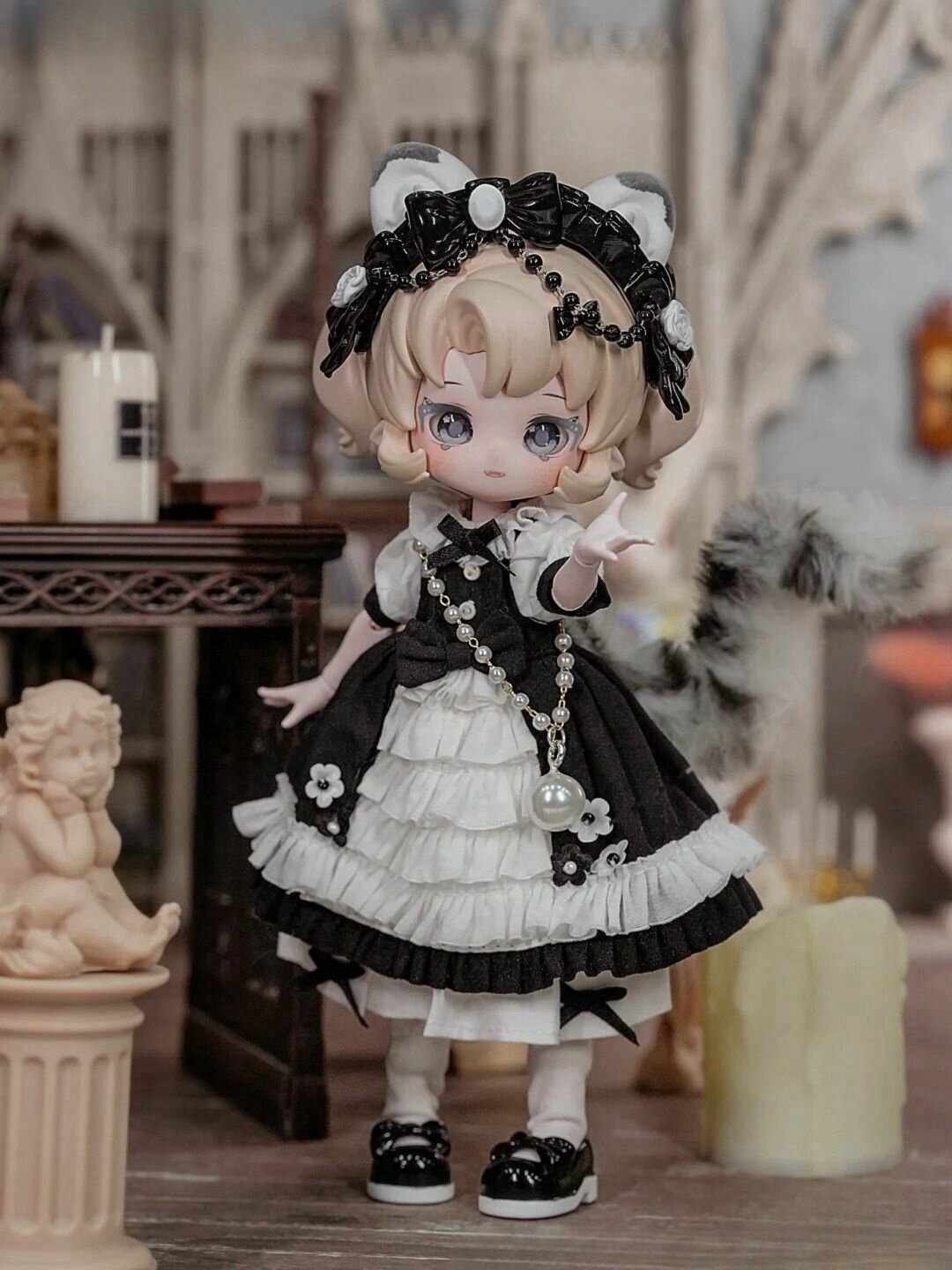 LEI-Doll Кукла BJD 1/12 шарнирная (COME4FREE) аниме с одеждой и аксессуарами . 20 мин. BJD Кукла, Чао играет вручную