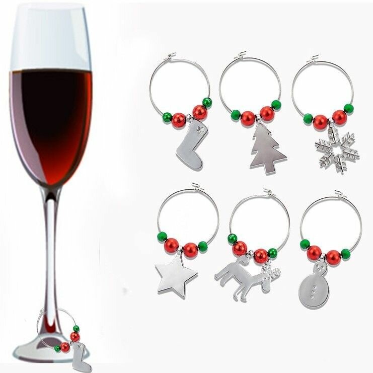 Маркеры для бокалов (набор 6 шт)