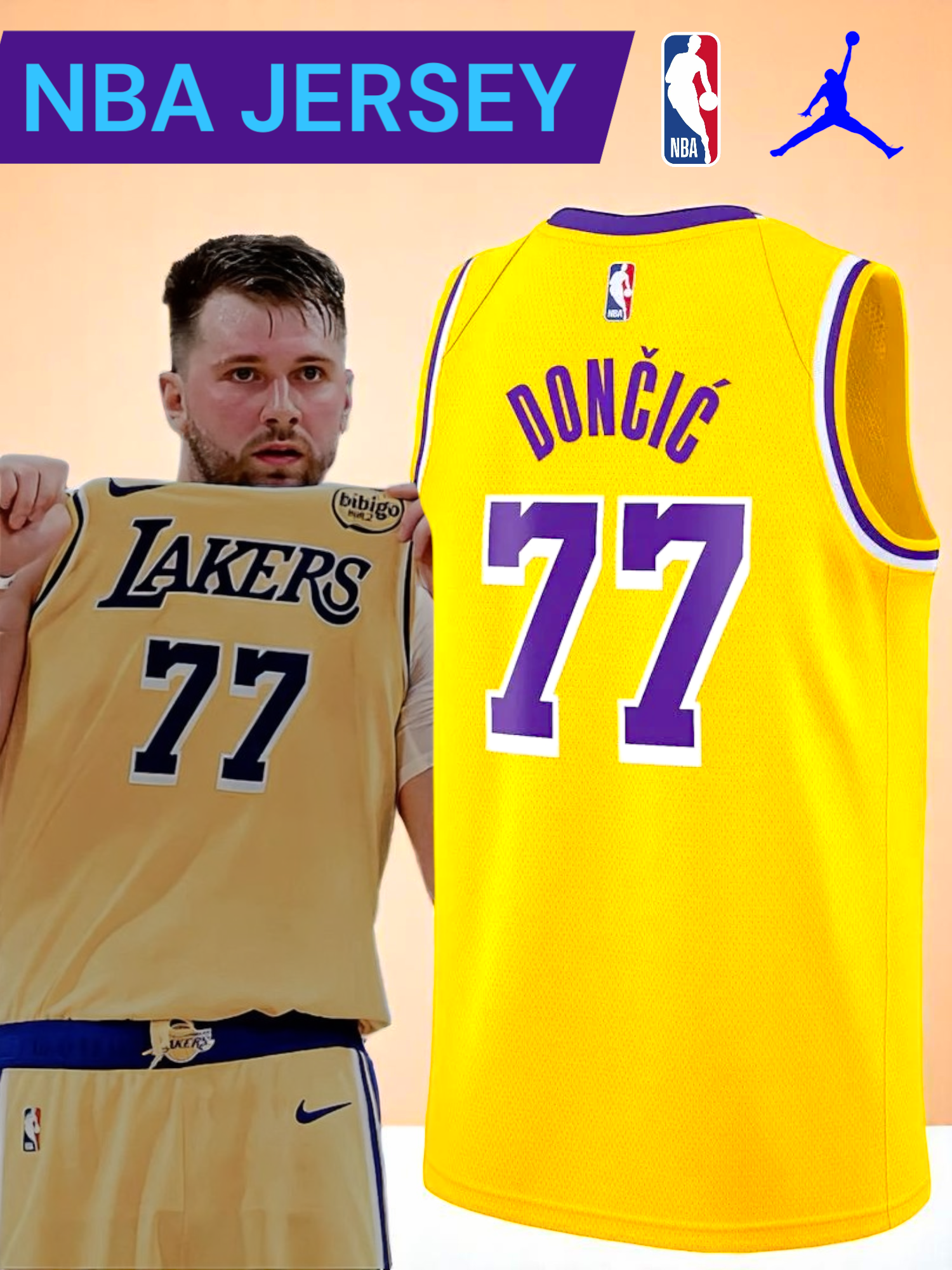 Майка Лука Дончич Лейкерс Lakers