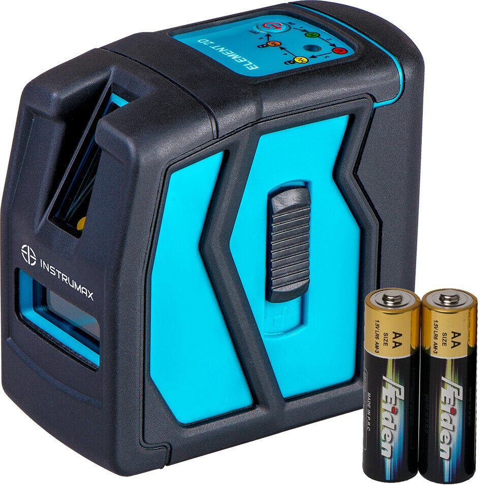 Уровень лазерный линейный нивелир красный луч INSTRUMAX Element 2D (IM0110)