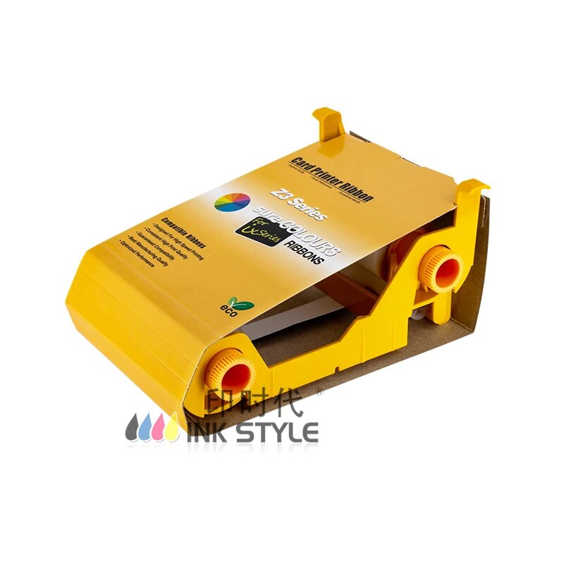 Совместим с карточным принтером Zebra ZXP3 800033-840, цветная лента YMCKO -200 принтов