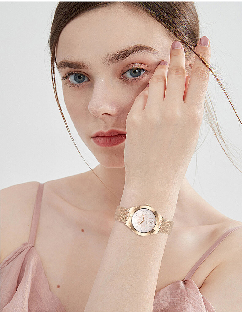 L03 Умные часы Монитор здоровья Custom Dial Дамский браслет BT звонки экран всегда отображать Smartwatch