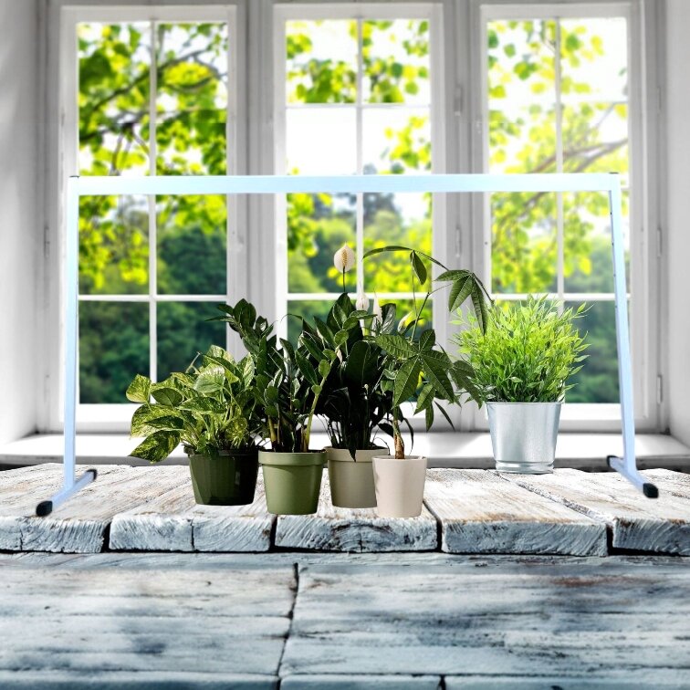 Кронштейн подставка для линейного фитосветильника 970 мм металлический