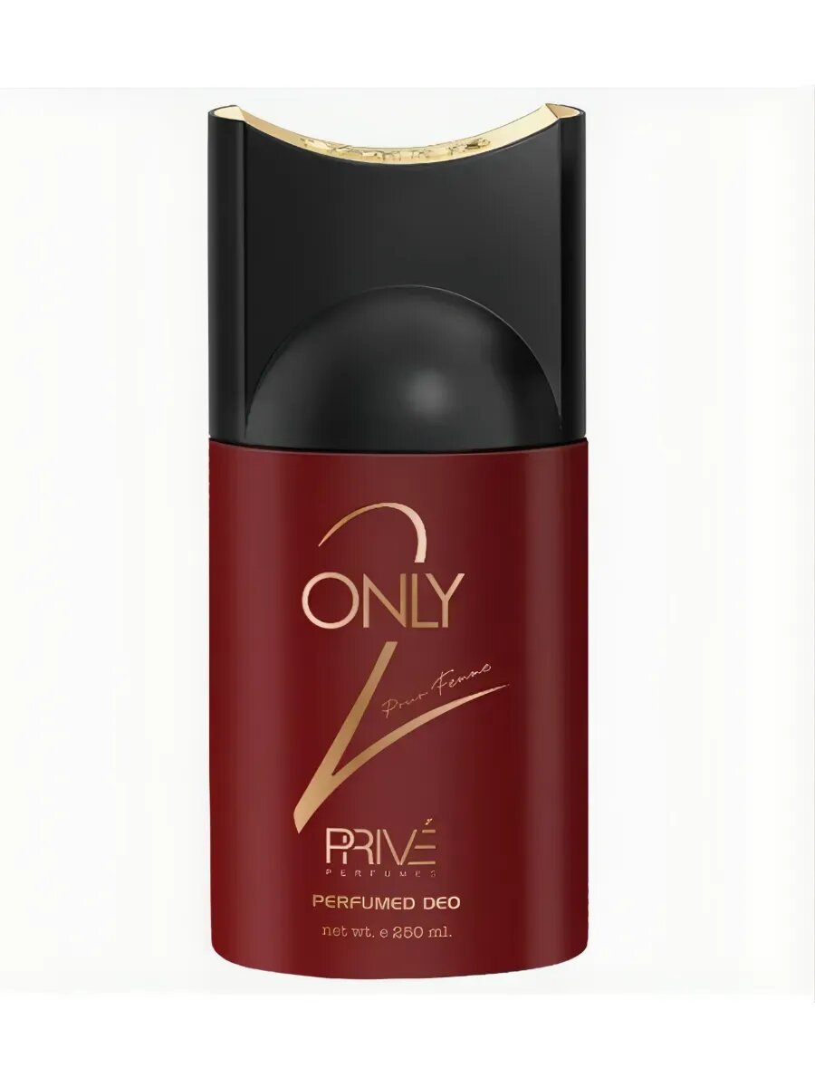 Дезодорант Prive Perfumes "Only 2 Pour Femme", спрей, под давлением, 250 мл