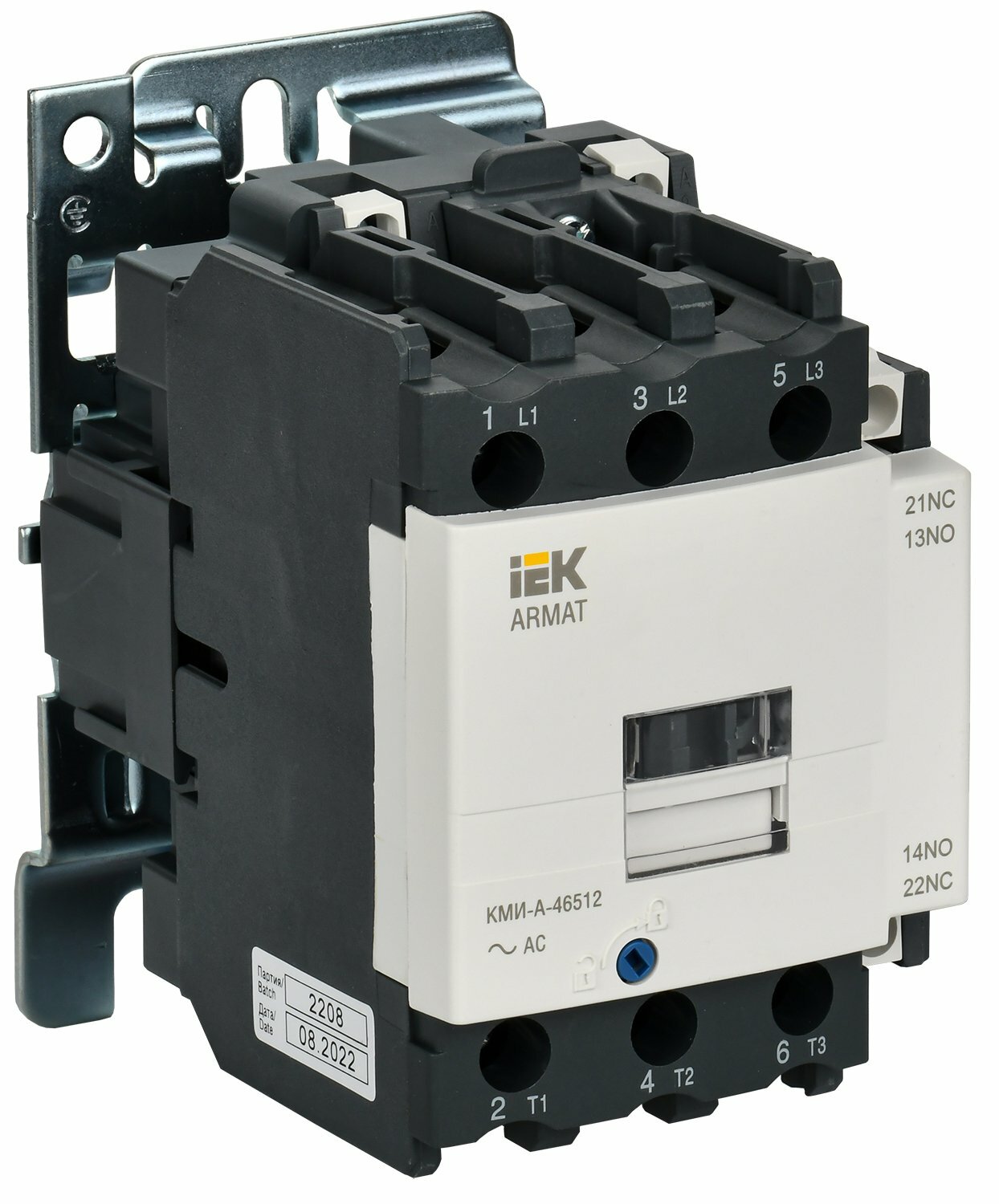 IEK ARMAT Контактор КМИ-А-46512 LC1D 65А 230В/АС3 1НО/1НЗ, AR-ACC-41-065-230-11