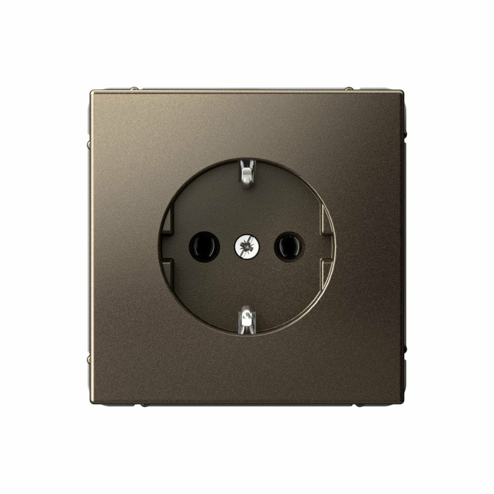 Systeme Electric ArtGallery Мокко Розетка с заземлением, 16А, механизм, GAL000643
