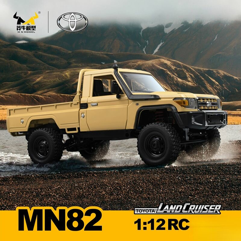 Радиоуправляемая машина MN-82 Пикап Toyota Land Cruiser 4WD масштаб 1:12 Mm