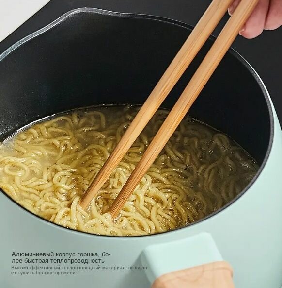 Кастрюля IKEA мангофиск с длинными ручками и крышкой объемом 2,3 л