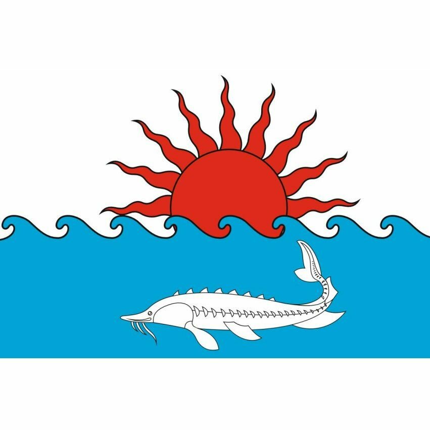 Флаг Приморско-Ахтарского района 135x90 см.