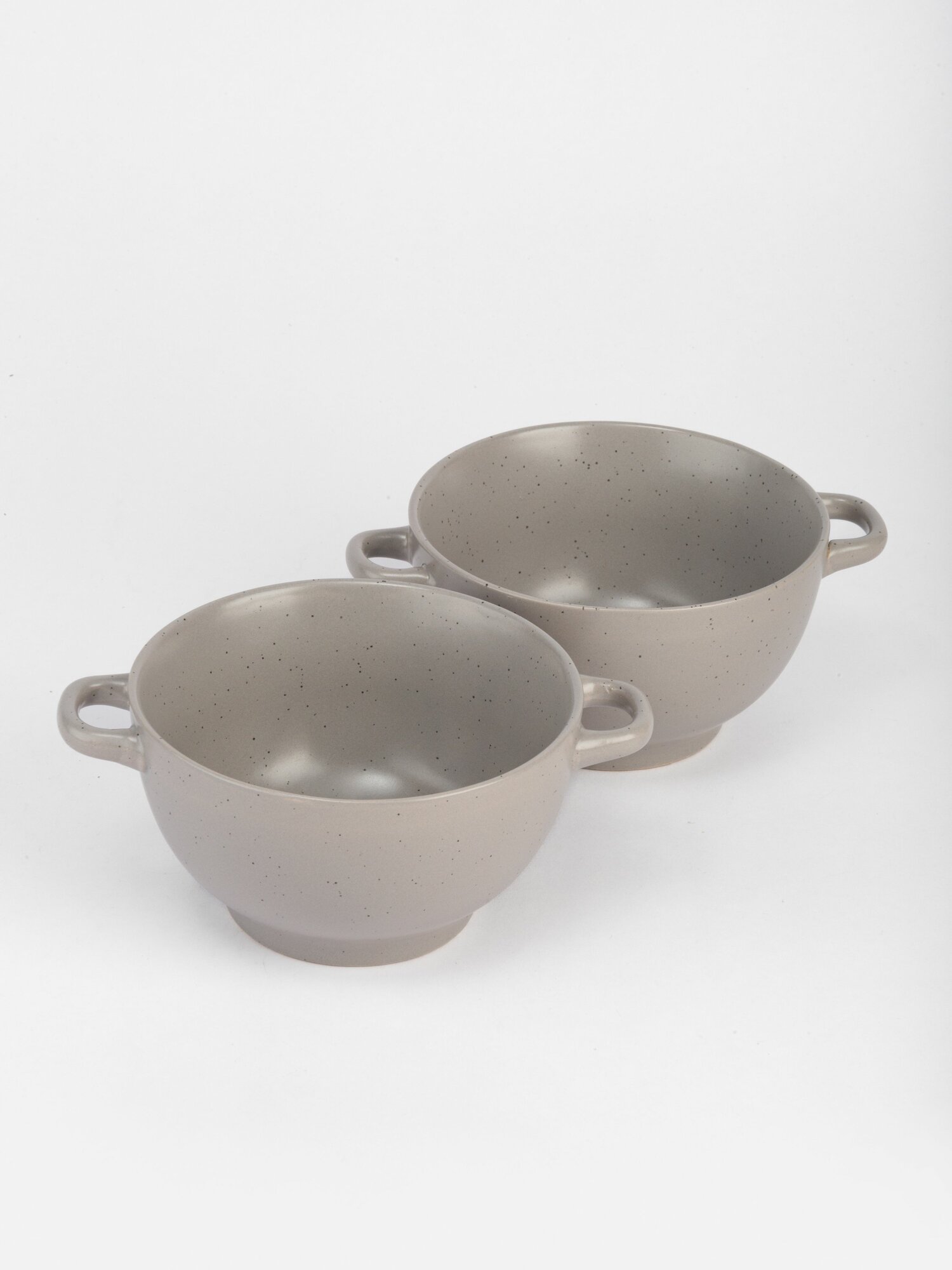 Бульонница 650мл Флоренция серая - 2 шт