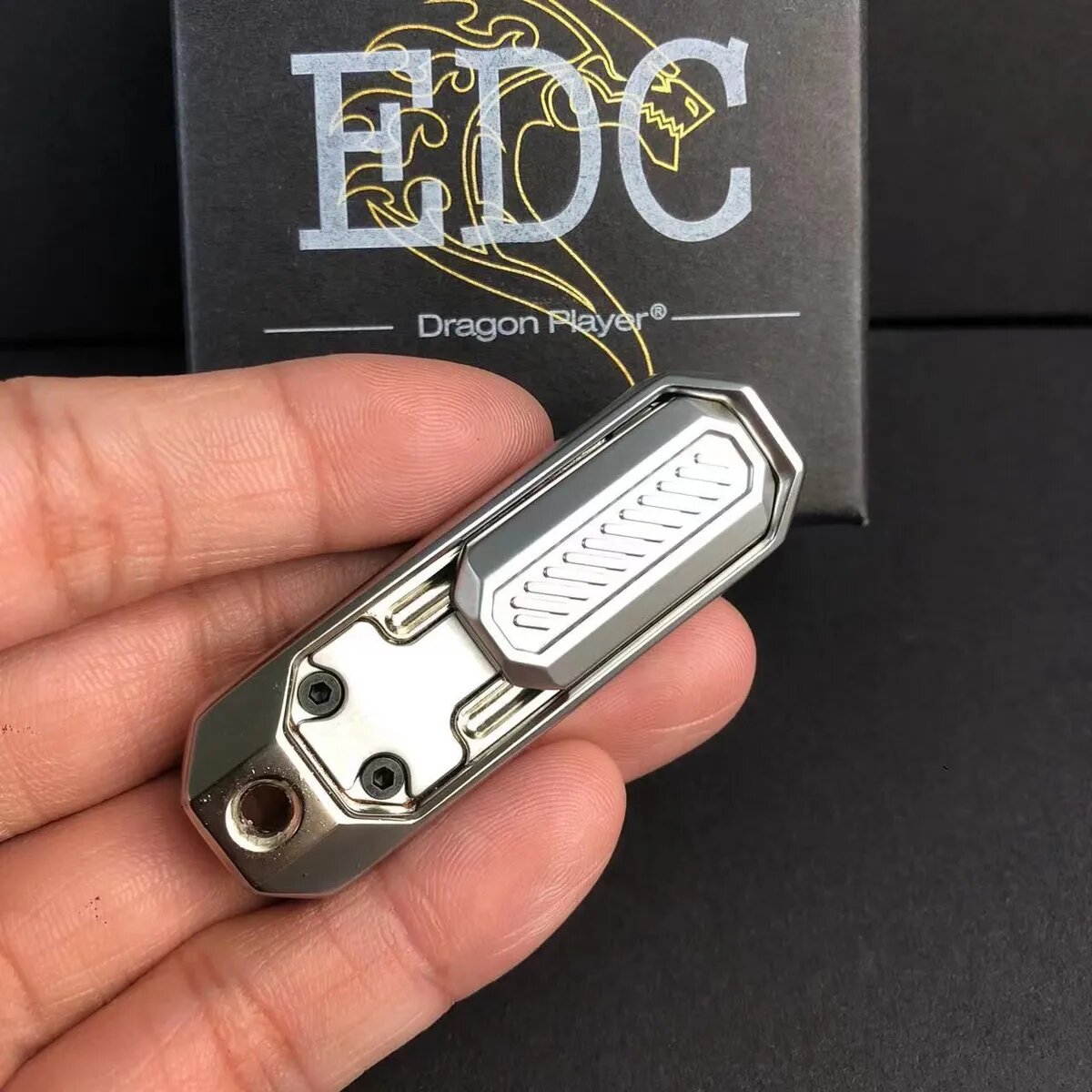 EDC игрушка металлическая звуковая волна NANO Поп-ит фиджет-слайдер (+1 спиннер)