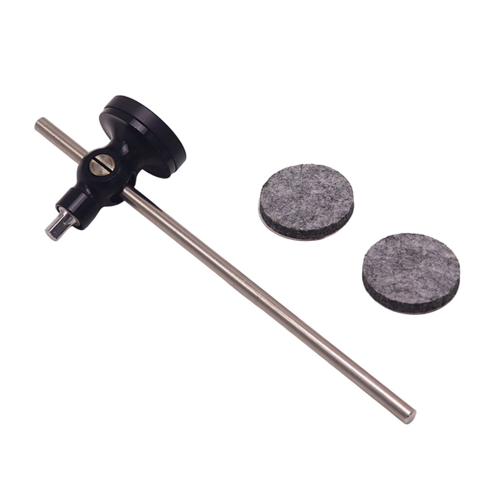 Металлическая головка, колотушка для педали бас-барабана, колотушка для ножной педали ударного барабана, аксессуар для ударных инструментов, легко устанавливаемый