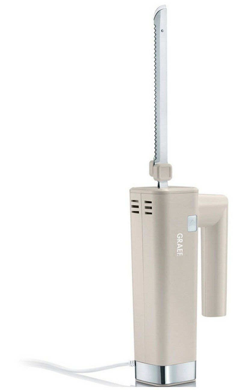 Электронож Graef EK 508, два лезвия в комплекте, 150 Вт, бежевый