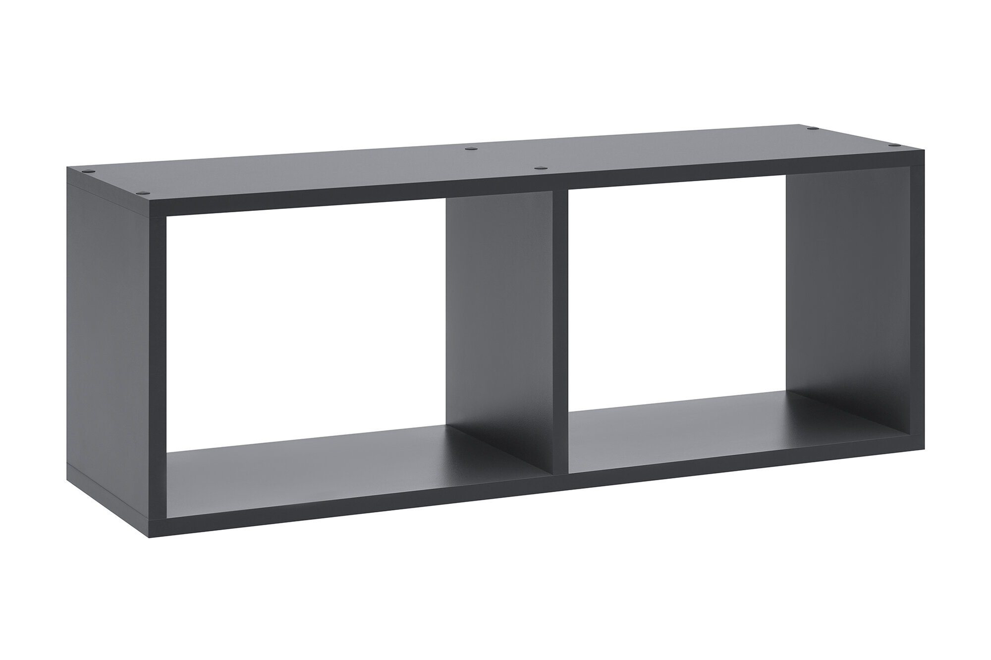 Полка настенная открытая Нонтон Эккервуд, 80x24x30 см, графит серый
