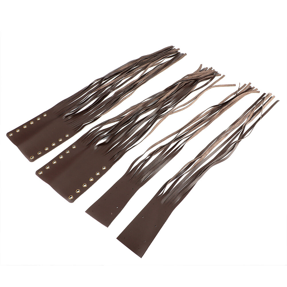 Универсальные ручки с кисточками и бахромой, чехол для мотоцикла, тормозной рычаг сцепления, стример 7/8 дюймов, 1 дюйм, подходит для YamahaBrown