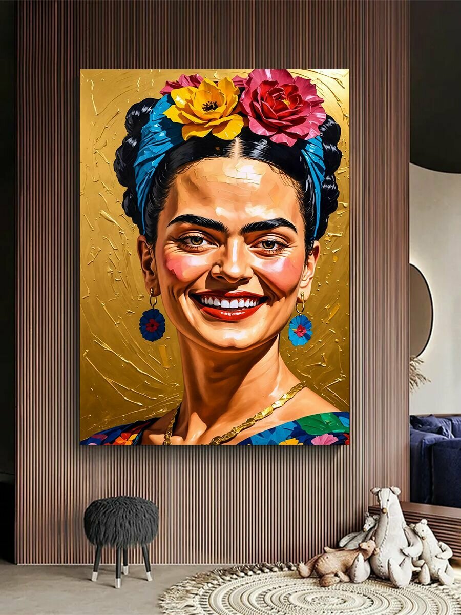 Картина интерьерная - "Frida Kahlo / Фрида Кало" , 40х60 см.