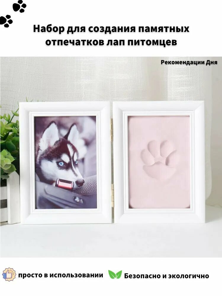 Набор для создания памятных отпечатков лап питомцев