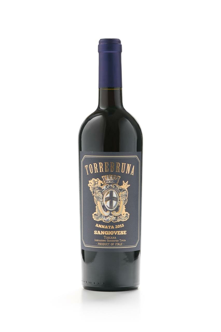Вино Торребруна Санджовезе Тоскана, красное, полусухое, 0.75л