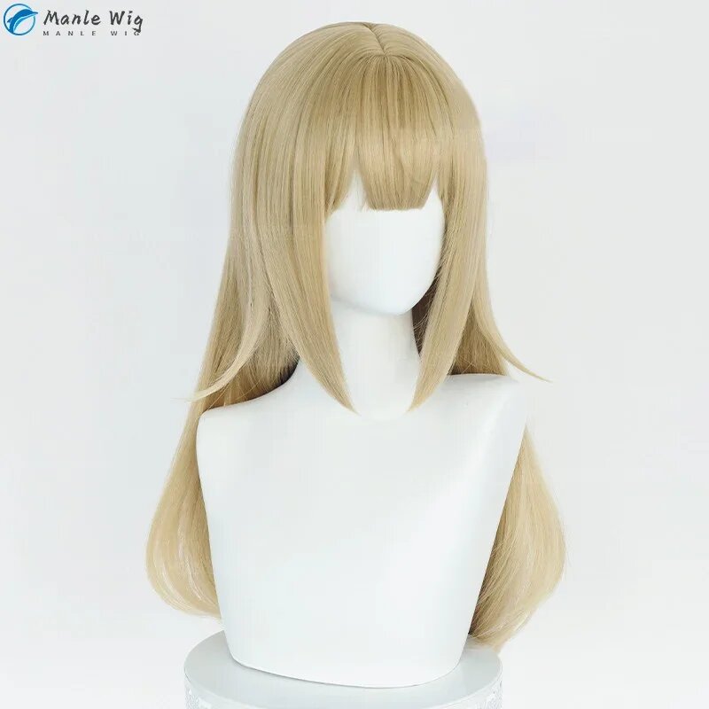 Косплей парик Manle Cos Кинако желтый 65 см Wig And Wig Cap