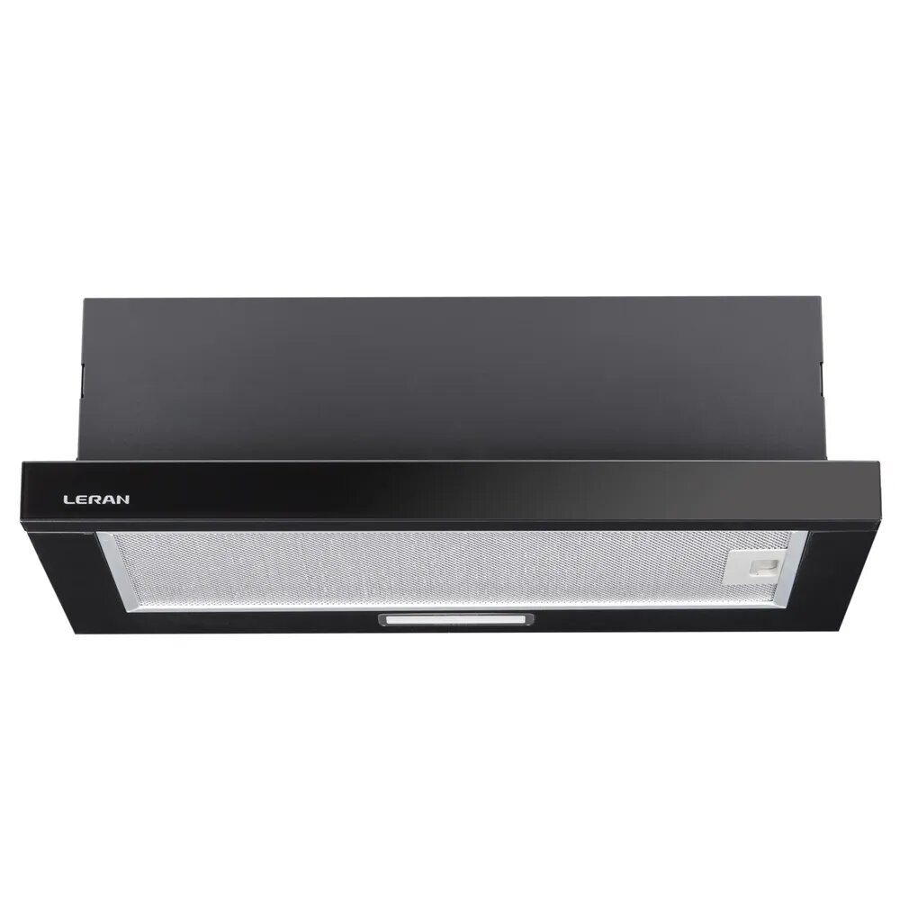 Вытяжка Leran BH 6032B, встраиваемая, плоская, ширина 60см, 3 скорости, черная